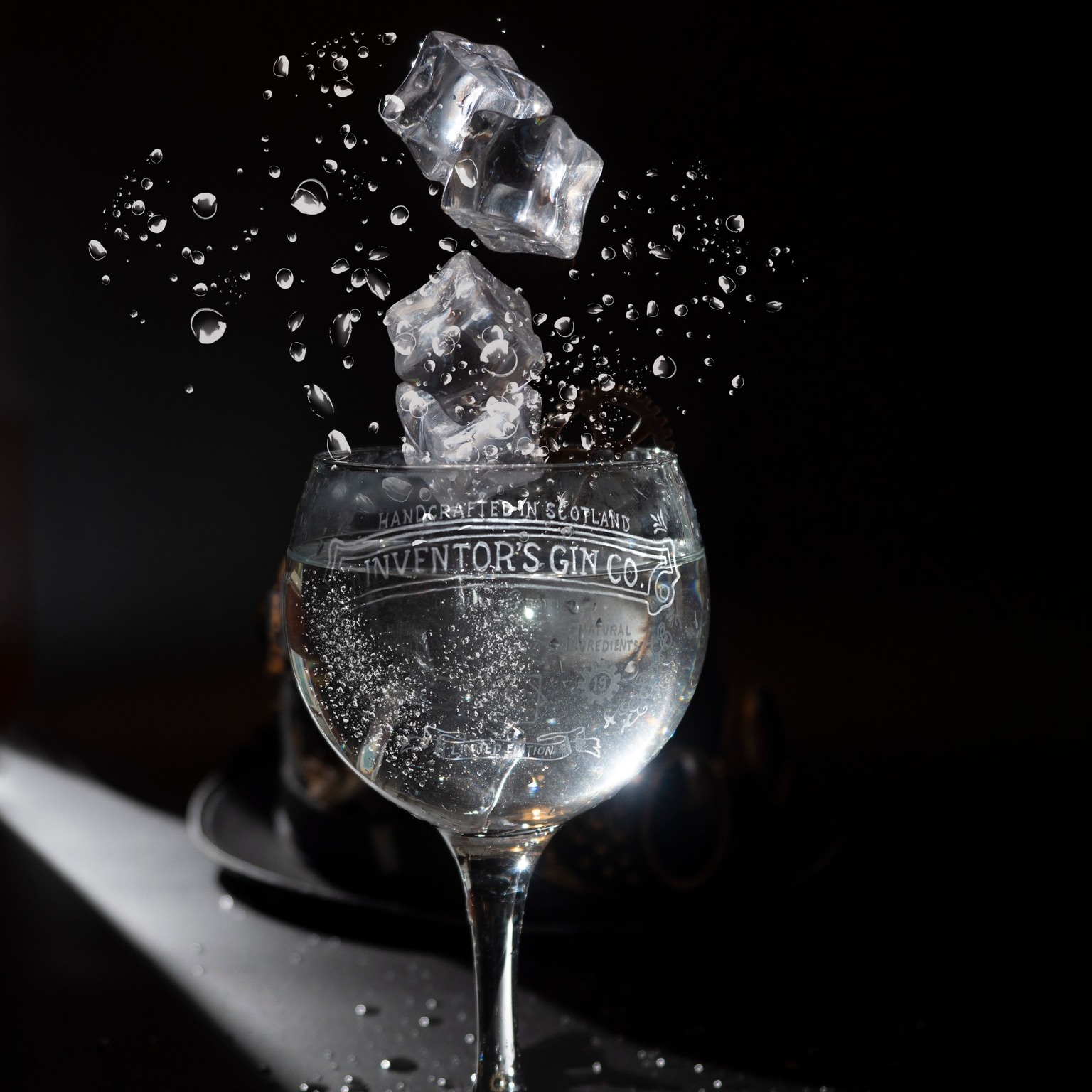 Inventor’s Gin Branded Glass – Globe | The Inventors Gin